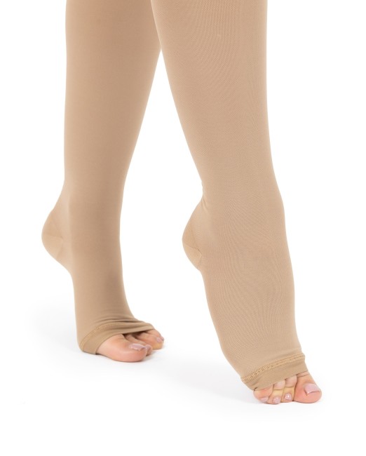 CCL 2 Microfibre Open-Toe Knee-High Stockings